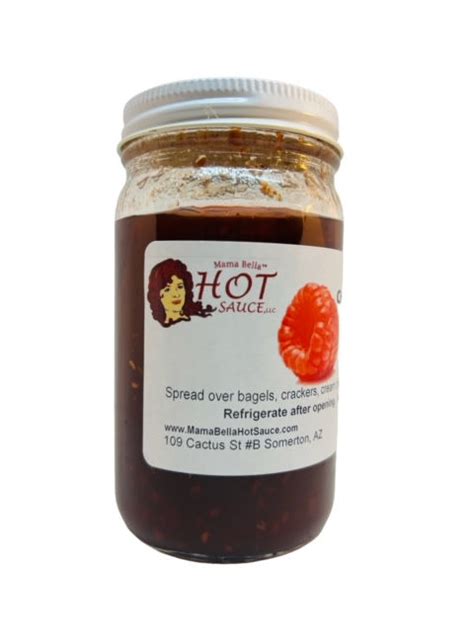 Raspberry Chipotle Pepper Jelly Mama Bella Hot Sauce