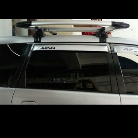 Jual Paket Roofrak Platinum Cross Bar Jepit Roofrail All New Livina
