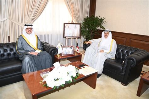 الشبكة الكويتية محافظ حولي علي سالم الأصفر استقبل السفير السعودي