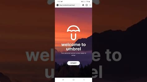 access raspberry pi 4 w umbrel os from home network at umbrel local
