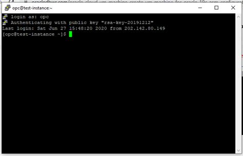soumya s database blog creating compute instance in oci