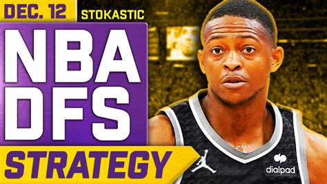 Nba Dfs Strategy Thursday 121224 Draftkings And Fanduel Nba Lineup