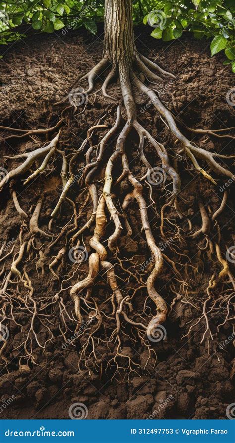Exposed Tree Roots On Eroded Soil Stock Image Image Of Texture Horticulture