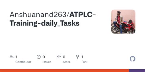 GitHub Anshuanand263 ATPLC Training Daily Tasks
