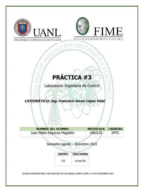 Practica 3 Lab Control 1962235 Pdf Realimentación Ciencias De La
