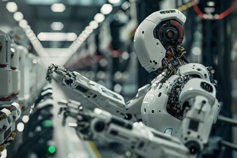 premium photo robotics and automation processes ai generated