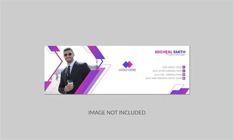 Premium Vector Email Header Template Design