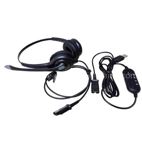 Business USB Call Center Telecommunication Noise Cancelling VoIP Headset USB Headset And Call