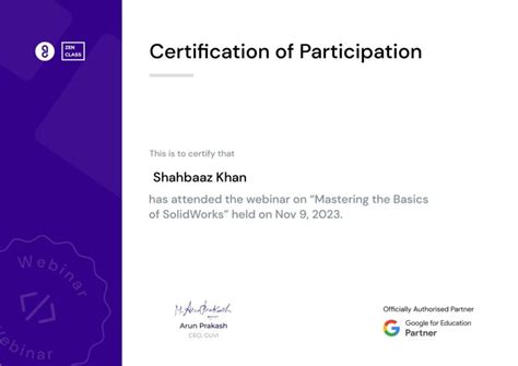 Shahbaaz Khan On Linkedin Solidworks Webinarcompletion Designskills Engineering Linkedin