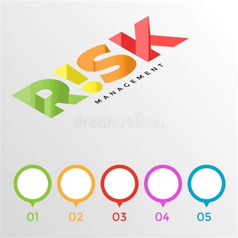 Risk Management And Mitigation Template Design Stock Vector Illustration Of Analyzing
