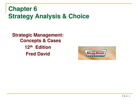 Ppt Chapter 6 Strategy Analysis And Choice Powerpoint Presentation Id