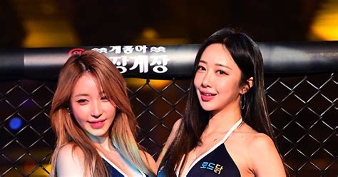 로드걸 임지우 신해리 각선미 대결 포즈 포토엔hd