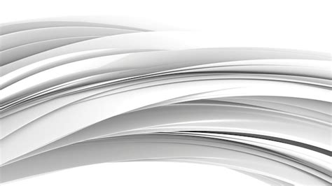 Premium Ai Image Abstract Curve Shape Geometry White Background