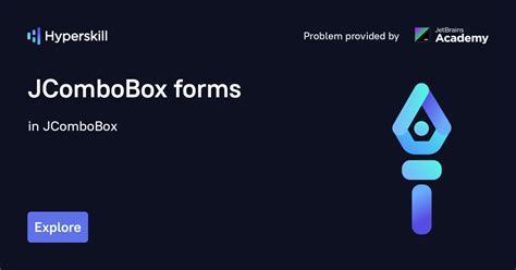 Jcombobox Forms · Jcombobox · Hyperskill