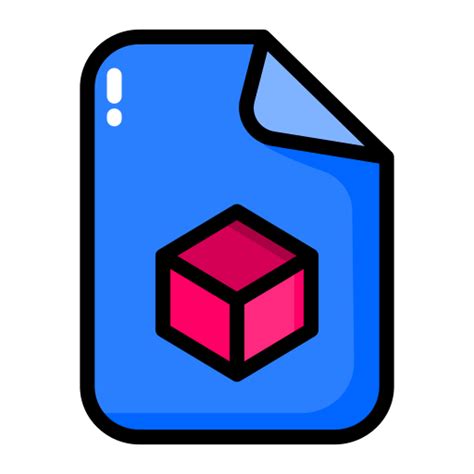 Cad Generic Outline Color Icon
