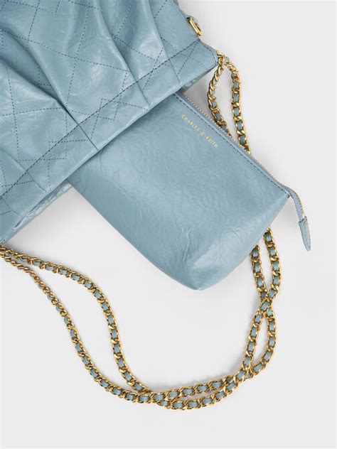 Blue Shoulder Bags For Women Shop Online Charles And Keith Us