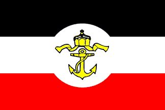 D63 German Imperial Navy Flag 1893 1921 Germany