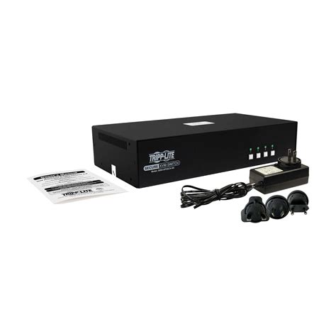 Secure Kvm Switch 4 Port Dual Head 4k Displayport Cac Niap Eaton