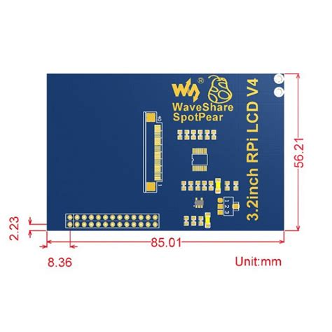 3 2 Inch TFT LCD Touch Screen Display V4 0 For Raspberry Pi Buy Online At Low Price In India