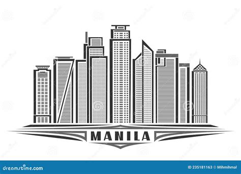 Vector Illustration Of Manila 235181163