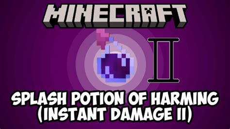 How To Make Instant Damage 2 Potion In Minecraft Guide