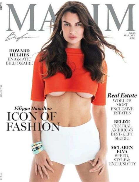 Filippa Hamilton Showed Off Her Big Tits For Maxim Magazine 10 Photos
