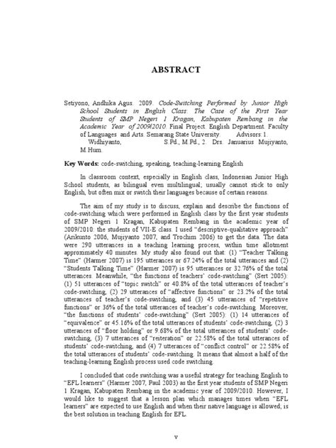 Key Words Code Switching Speaking Teaching Learning English Pdf Multilingualism English