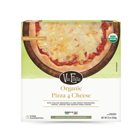 Organic Pizza Four Cheese Via Emilia