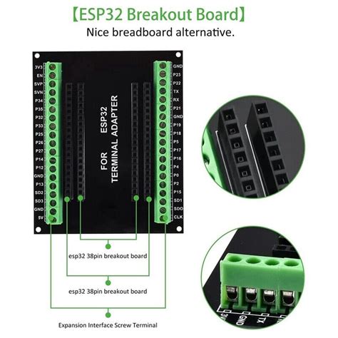 esp32 breakout board gpio 1 into 2 compatible with ubuy india