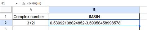 How To Use The IMSIN Function In Google Sheets Sheetaki
