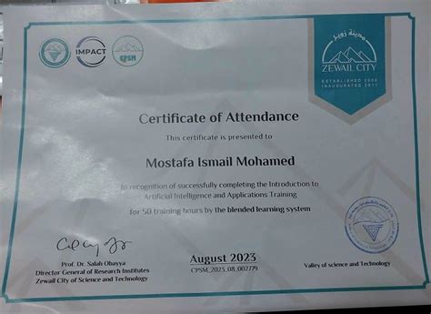 Mostafa Ismail On Linkedin Artificialintelligence Training