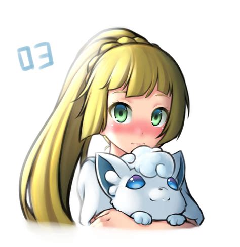 The Big Imageboard Tbib 1girl Alolan Vulpix Blonde Hair Closed