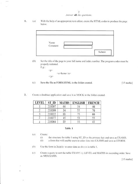 2018 Wassce Info And Comm Tech Papaer 3 Pdf Application Software Computer Programming
