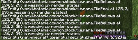 Tile Entity Entity Name Eg Ironchest At Xyz Is Meesing Up With