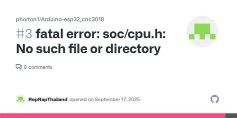 Fatal Error Soccpuh No Such File Or Directory · Issue 3 · Phorton1