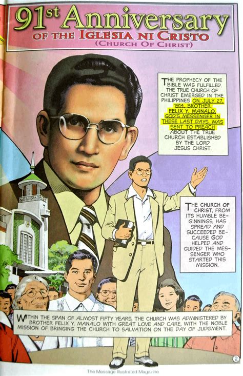 Inc Doctrines Dictate That Felix Manalo Was Sent To Preach On July 27