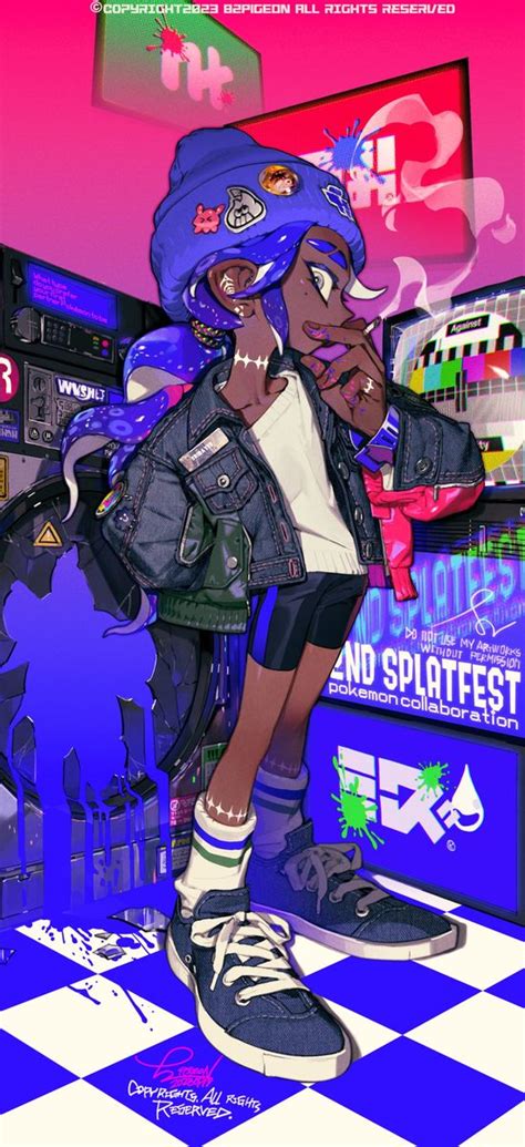 Pin By Shane Bacon On Y Splatoon Character Design Character Design