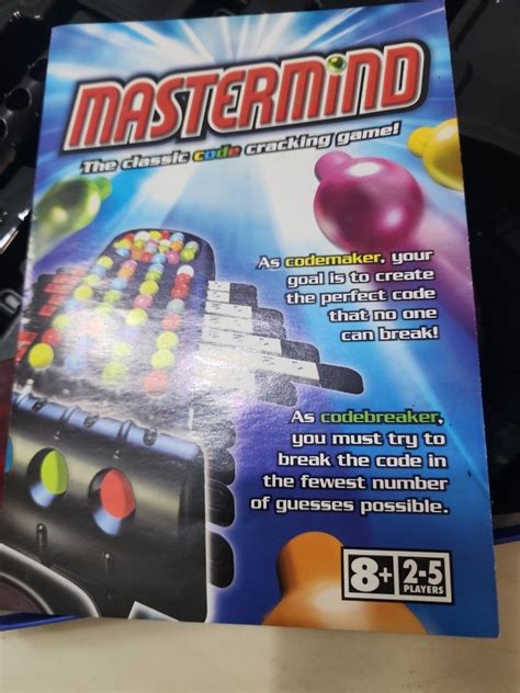 Mastermind Board Game Hobbies And Toys Toys And Games On Carousell