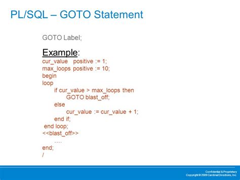 Sql Training Procedures And Functions Confidential And Proprietary