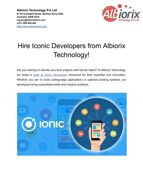 PPT Hire Iconic Developers From Albiorix Technology PowerPoint