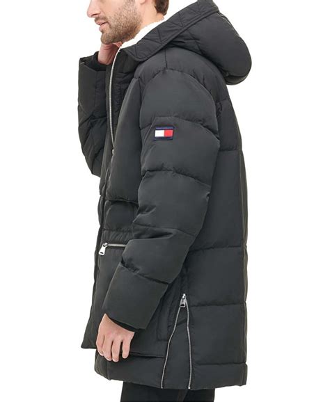 Tommy Hilfiger Mens Hooded Heavyweight Parka Jacket And Reviews Coats