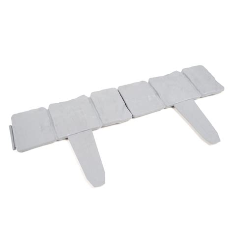 4 Pcs Fence For Garden Simulation Stone Brick Fe Vicedeal