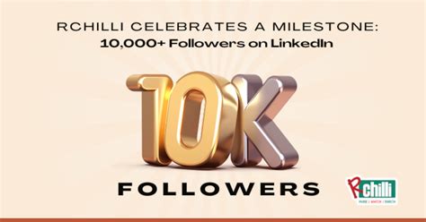 RChilli Celebrates A Milestone 10 000 Followers On LinkedIn