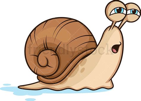 Slow Snail Cartoon
