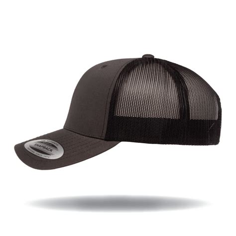 Massey Ferguson White Patch Hat Charcoal And Black Snapback