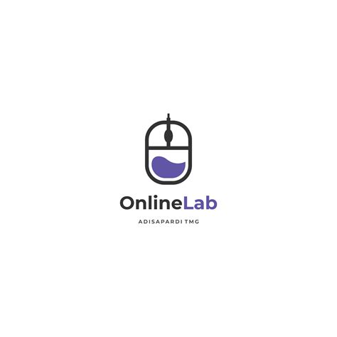 Online Lab Logo Computer Lab Logo Design On Isolated Background