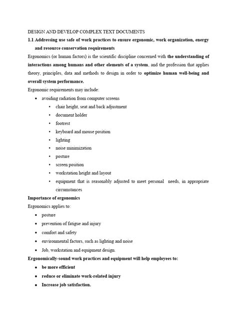 Design And Develop Complex Text Documents For Hrm4 2016 Pdf Human