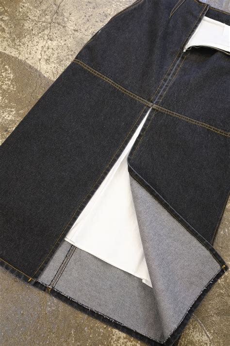 Plan 데님 H라인 롱스커트 후루츠패밀리