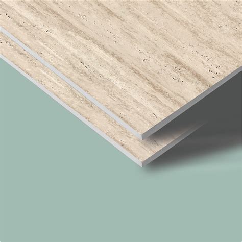 Saint Travertine Mocha Tile Home