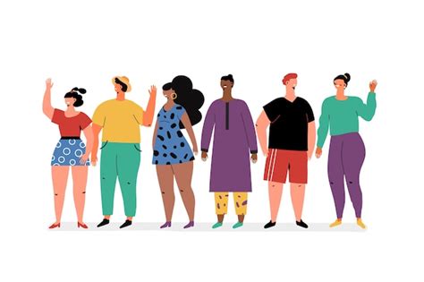 Ilustração Do Grupo De Pessoas Vetor Grátis